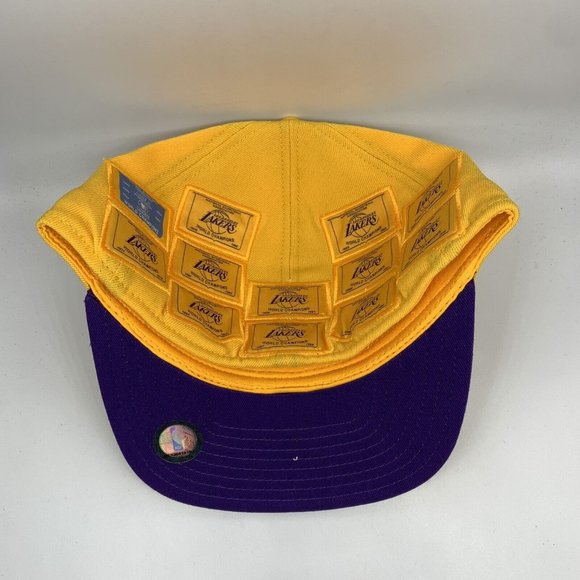 adidas | Accessories | Los Angeles Lakers Lxl Nba Adidas Hat Stretch ...